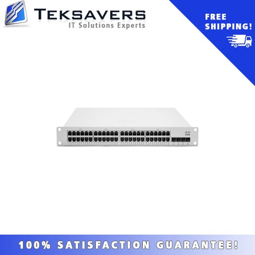 MERAKI MS250-48FP-HW CLOUD-MANAGED Stackable Switch 740W POE+ Gigabit ...