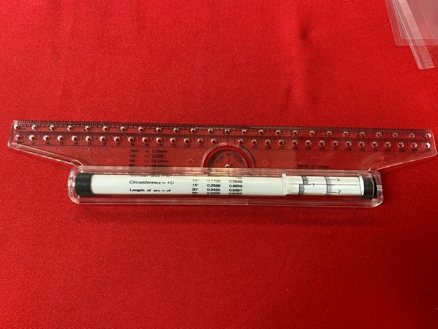 COMPASS PROTRACTOR RULER Formula Sheet Conversion Chart - ALL in ONE ...