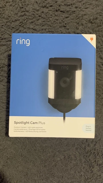 RING SPOTLIGHT CAM Plus - Plug In - Black £90.00 - PicClick UK
