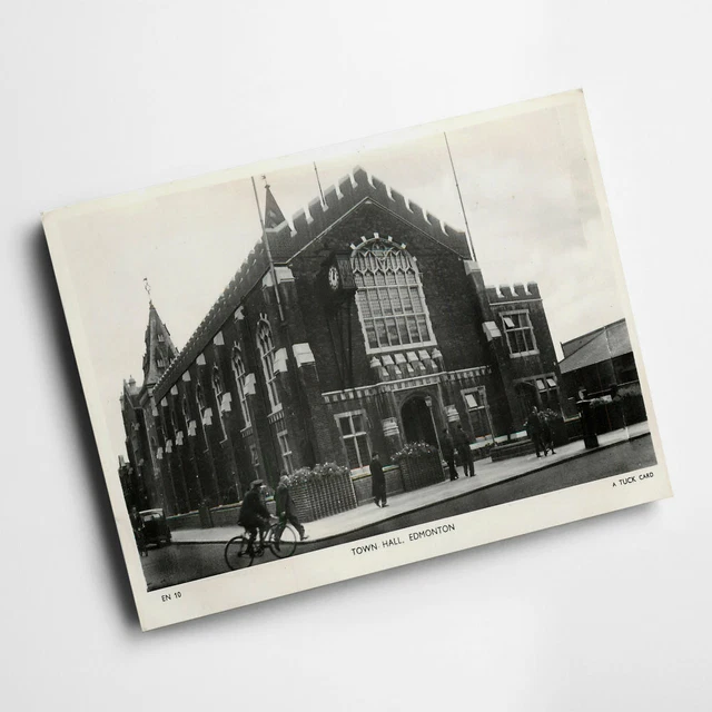 A6 PRINT - Vintage Middlesex - Town Hall, Edmonton EUR 4,18 - PicClick IT