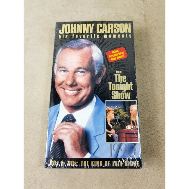 JOHNNY CARSON VHS The Tonight Show 1990 New Sealed The King of Late ...