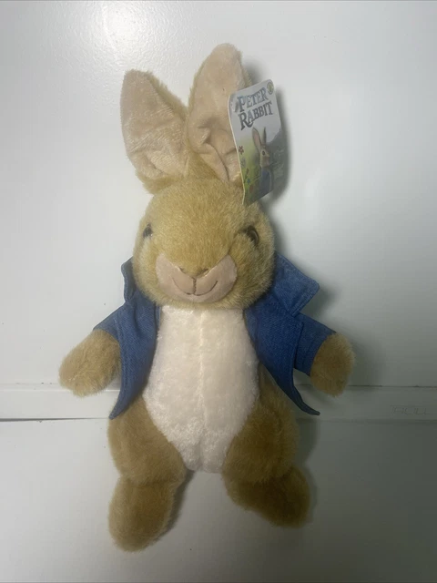 PETER RABBIT 11& Bnwt Soft Toy Plush Peter Rabbit Movie Whitehouse ...