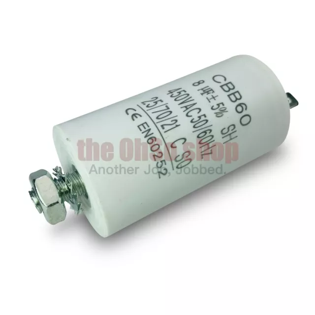 8UF CONDENSATEUR CBB60 Démarrage Courir Moteur Pour Générateur ...