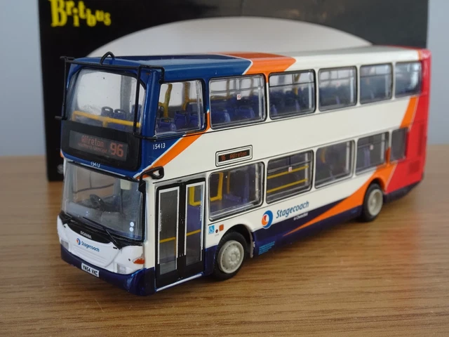 BRITBUS STAGECOACH CHESTERFIELD Elc Scania Omnidekka Bus Model Es-13B 1 ...