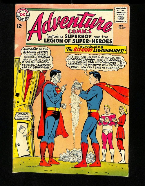 ADVENTURE COMICS #329 1ère application légionnaires bizarres ! DC ...