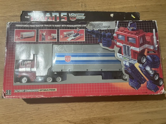 TRANSFORMERS G1 OPTIMUS Prime T4 Takara Autobot 1984 Hasbro Vintage ...