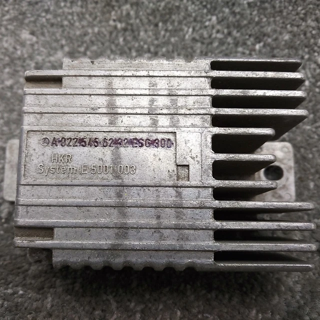 MERCEDES ESG COOLING Fan Control Unit Relay Module 0225456232 W210 E ...