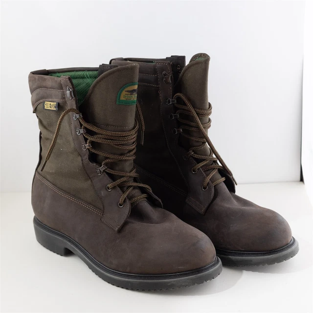 VINTAGE 1990S IRISH Setter Sport Boots Red Wing Brown Leather Canvas ...