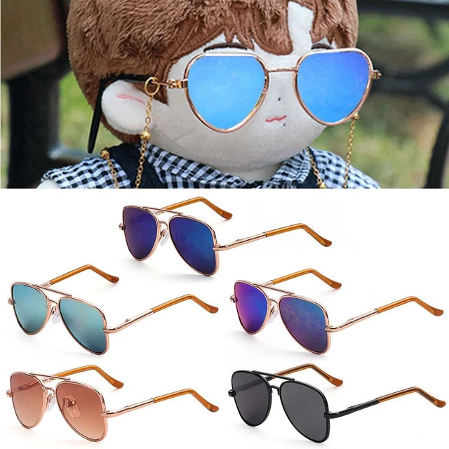 For 20~25cm Dolls Plush Doll Eyeglasses Glasses Clothes Cute Oval Frame