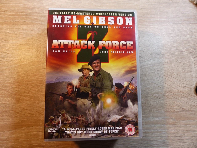 ATTACK FORCE Z DVD 1982 Mel Gibson WW2 War Action - Remastered ...