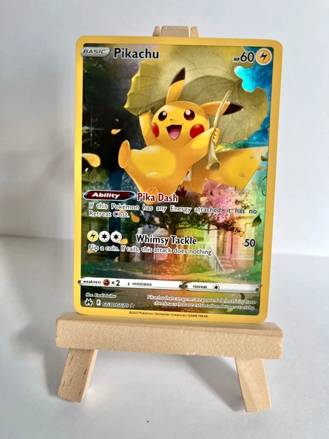 POKÉMON TCG PIKACHU Crown Zenith: Galarian Gallery GG30/GG70 Holo Holo ...