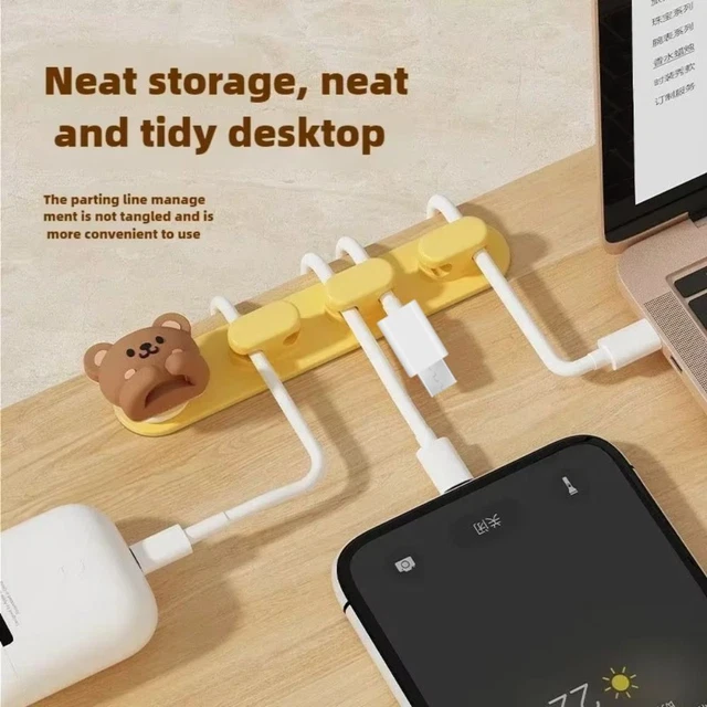 TIDY CABLE ORGANIZERS PVC Cable Management 2025 Wire Cord Holder £4.40 ...