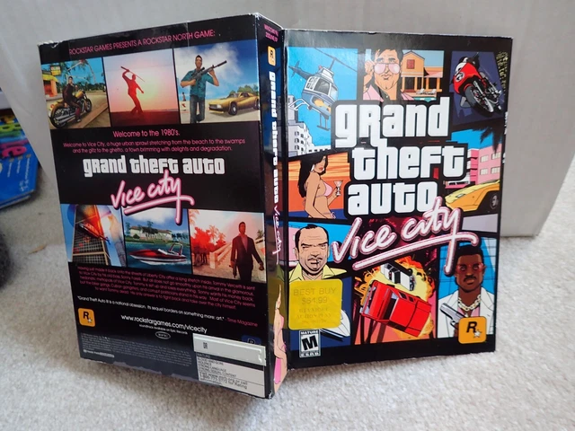 GRAND THEFT AUTO Vice City (PC DVD) Complete Boxed game, Sticker ...