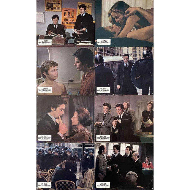 LA RACE DES SEIGNEURS Photos de film x8 - 21x30 cm. - 1974 - Alain ...