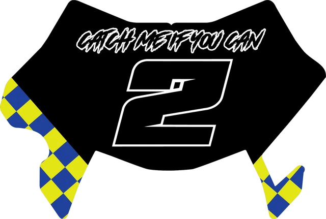 SURRON ULTRA BEE Front Number plate board Custom Sticker Graphic Decal ...