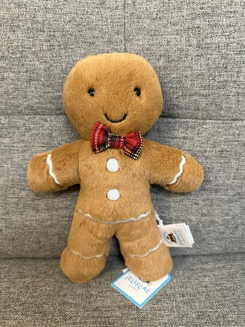 JELLYCAT JOLLY GINGERBREAD Fred Small BNWT £29.82 - PicClick UK