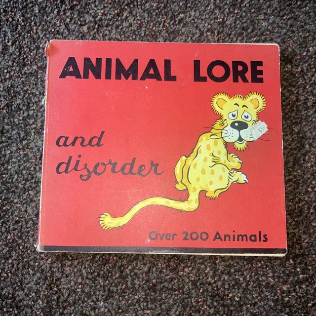 ANIMAL LORE AND Disorder by James Riddell vintage hardback Atrium Press ...