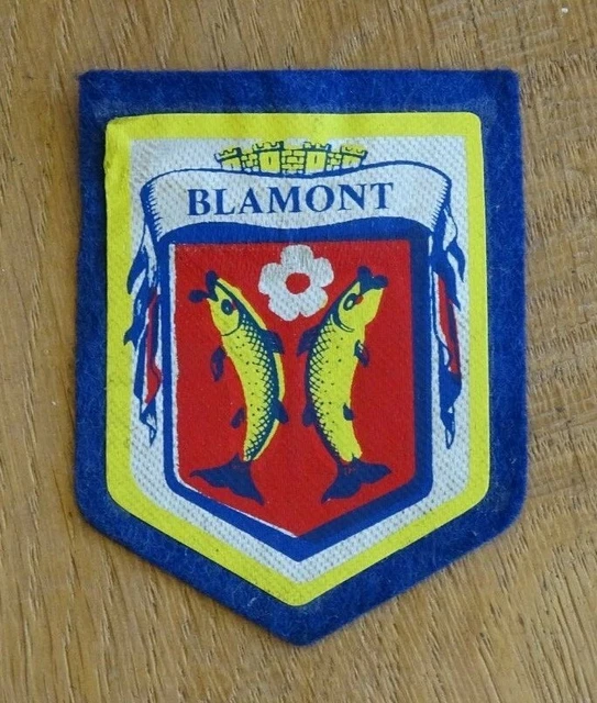 ANCIEN ÉCUSSON BLASON Blamont poissons EUR 2,99 - PicClick FR