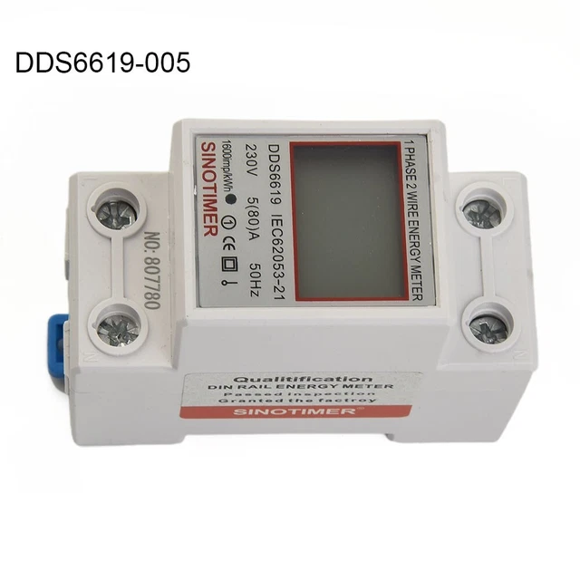 FUSE BOX ELECTRICITY Meter Electrical Equipment Meter Phase Single 230V ...