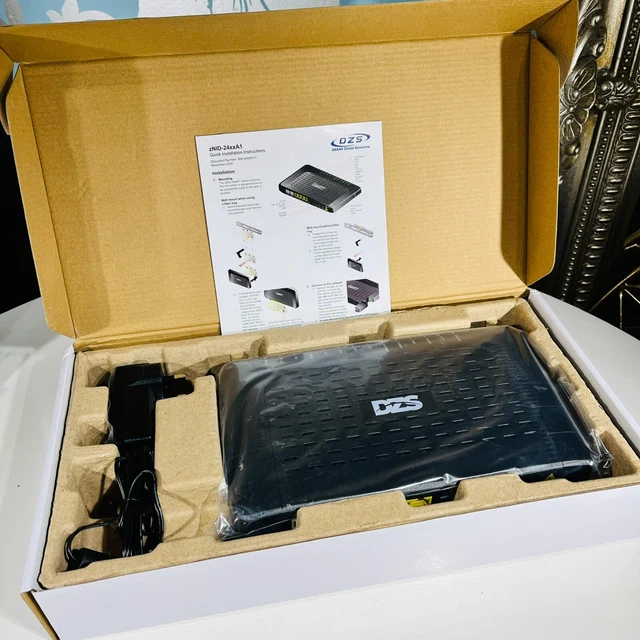 DZS WIFI GATEWAY ZNID-GPON-2428A1 WiFI Optical Network Terminal ONT 4 ...