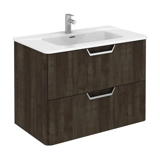 ROYO LIFE 2-DRAWER Wall Hung Vanity Unit with Basin 800mm Wide - Samara ...