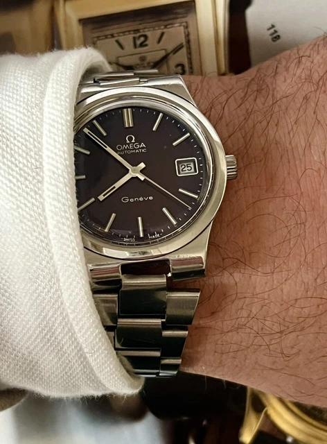 VINTAGE WATCH OMEGA Gerald Genta Geneve Automatic Oversize Cal. 1012 ...
