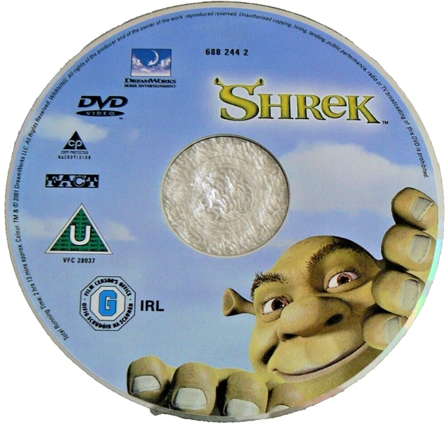 SHREK DVD (2001) - Disc Only EUR 2,21 - PicClick IT