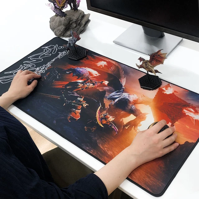 MONSTER HUNTER RISE Gaming Mouse Pad Strange Red Yao Valfark Goods Desk ...