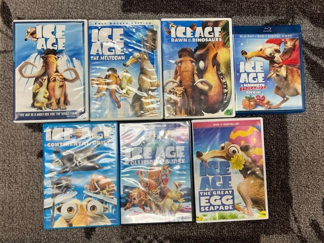 ICE AGE (20TH Century Fox - Blue Sky) Family (DVD) (Bluray) Lot Of 7 £ ...