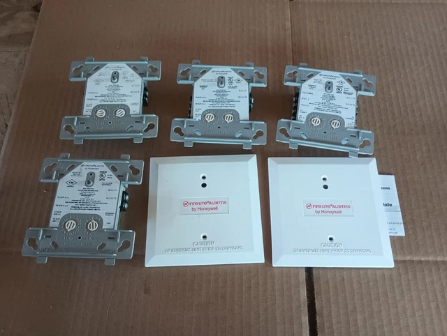 FIRE LITE ALARMS MDF-300 Fire Lite Dual Monitor Lot Of 4 Read ...