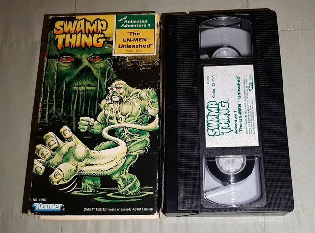 SWAMP THING VHS The Un-Men Unleashed 1990 Kenner 41500 Animated ...