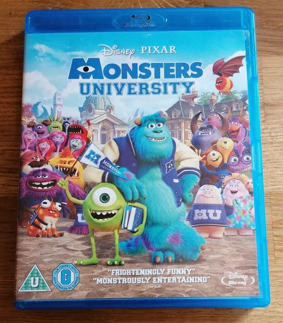 BLU-RAY - DISNEY Pixar Monsters University Cert U Animated Feature Film ...