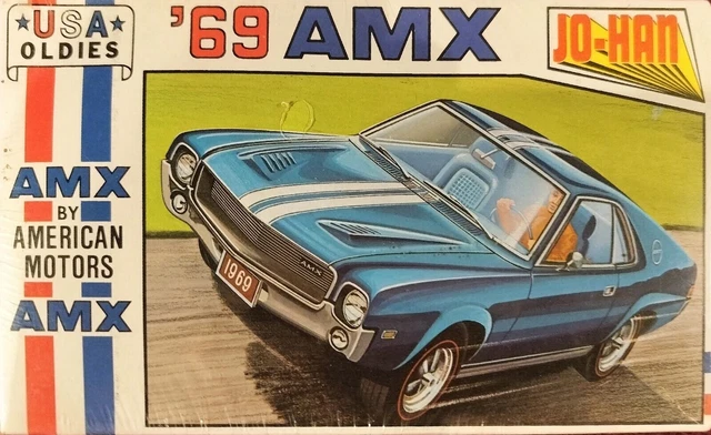 JO-HAN 1:25 '69 AMX Model Car Kit #C-4369 AMC Javelin 1969 *FACTORY ...