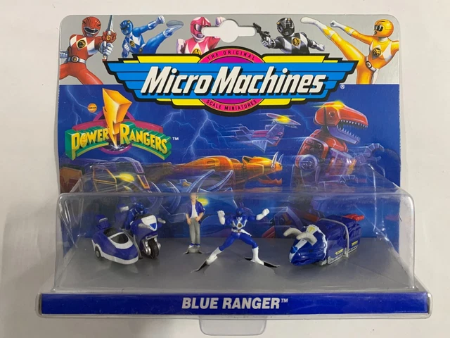 MICRO MACHINES POWER RANGERS Blue Ranger - Galoob 1994 Neuf New EUR 30 ...