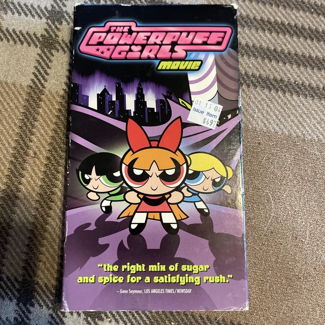 THE POWERPUFF GIRLS Movie - VHS Tape - 2002 - Cartoon Network ...