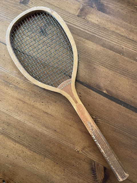 VINTAGE DRAPER & Maynard Co. Harvard Wooden Tennis Racquet. Antique ...