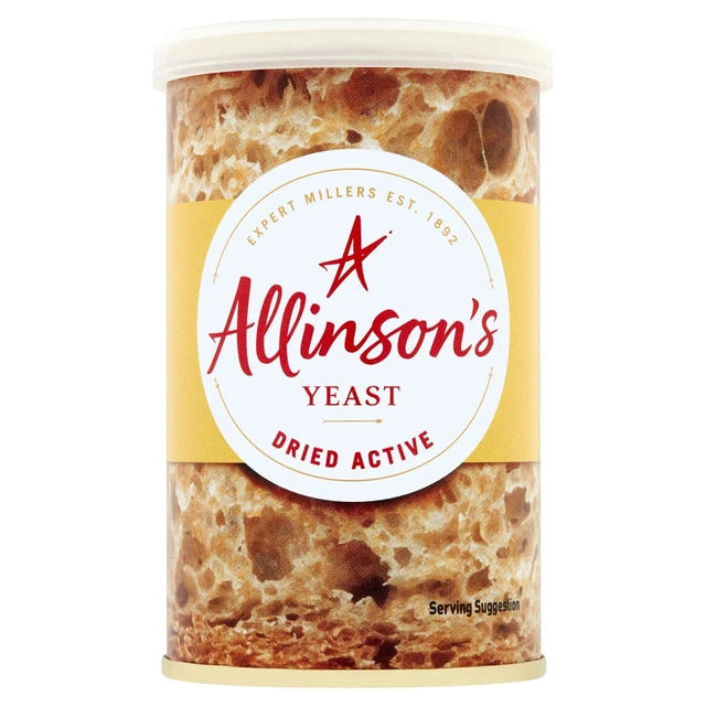ALLINSON DRIED ACTIVE Baking Yeast - 2 x 125gm £8.05 - PicClick UK