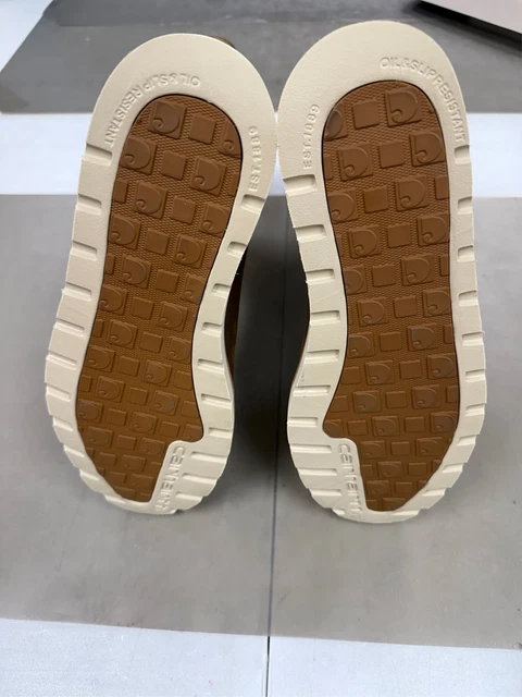 CARHARTT MEN'S WATERPROOF 10" Soft Toe Wellington Wedge Work Boot US 8 ...