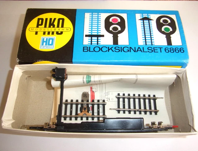 PIKO H0-5/6866-BLOCKSIGNAL-SET -NEUW-OVP-SIGNAL set: interrupter ...