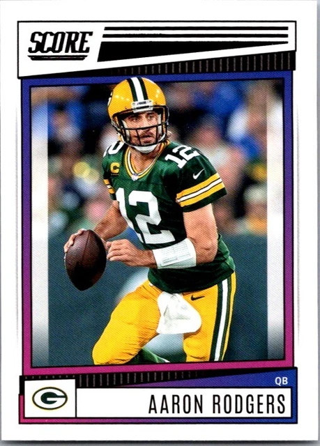 AARON RODGERS 2022 Score #96 Green Bay Packers EUR 1,92 - PicClick FR