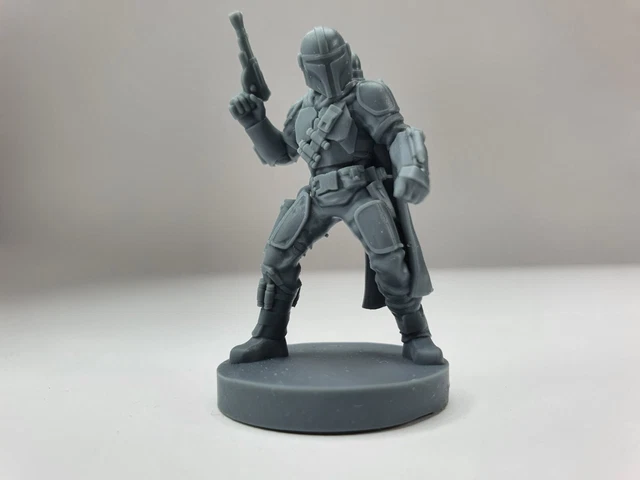 CUSTOM LEGION STAR Wars Mandalorian Din Djarin 3D Printed Miniature £6. ...