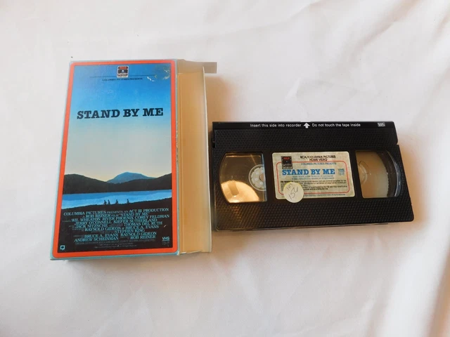 STAND BY ME VHS Columbia Rated R River Phoenix Corey Feldman Kiefer ...