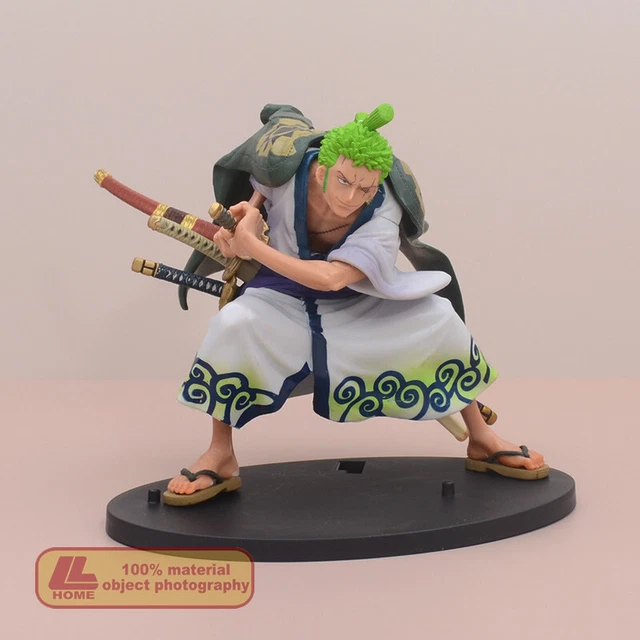 ANIME ONE PIECE Wano Country Roronoa Zoro PVC Action Figure Statue Toy ...