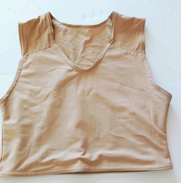 GC2B CHEST BINDER L-Women Transgender Pullover Tank Size XL Tan Tomboy ...