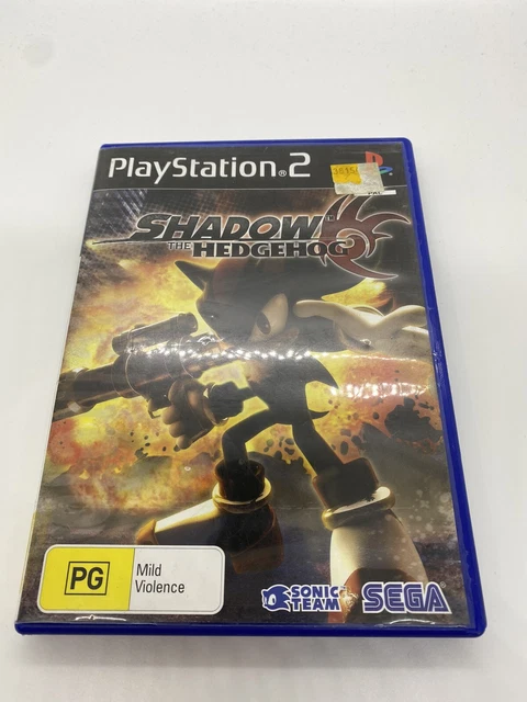 SHADOW THE HEDGEHOG SEGA PS2 Sony PlayStation 2 Video Game PAL Free ...