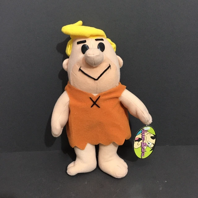 THE FLINTSTONES BARNEY Rubble Plush 10” Play-By-Play 1993 Hanna Barbera ...