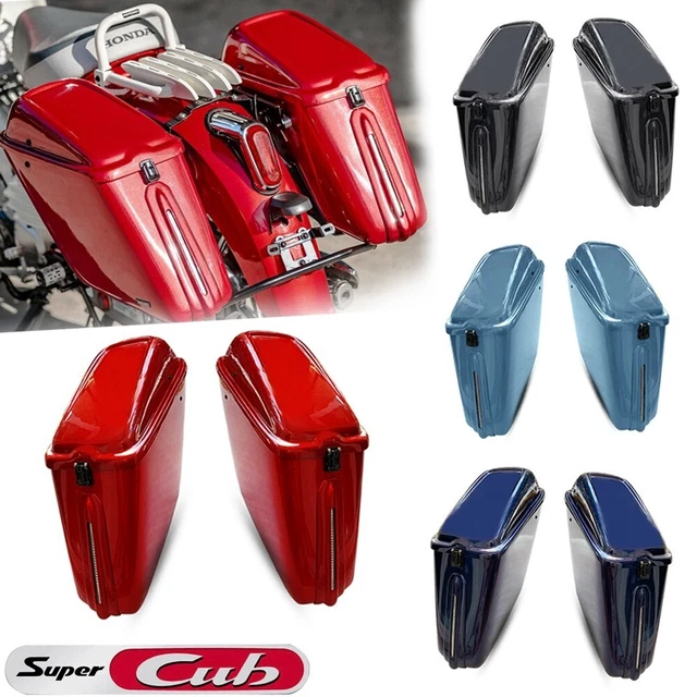 RED REAR RACK Box Luggage Carry Lh+Rh Fit Honda Super Cub C125 125 2018 ...