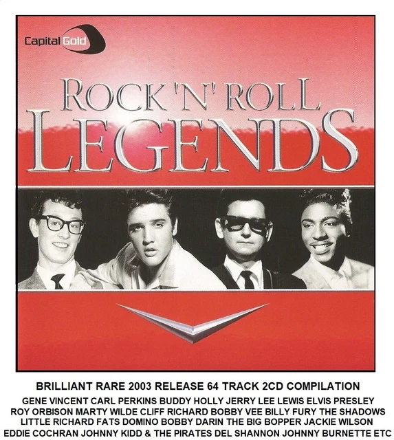 BEST 64 GREATEST 50er 60er Rock & Roll Hits Wilde Vincent Perkins ...