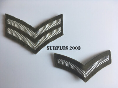 BRITISH ARMY RANK Sergeant Corporal Lance Corporal chevron Insignia ...