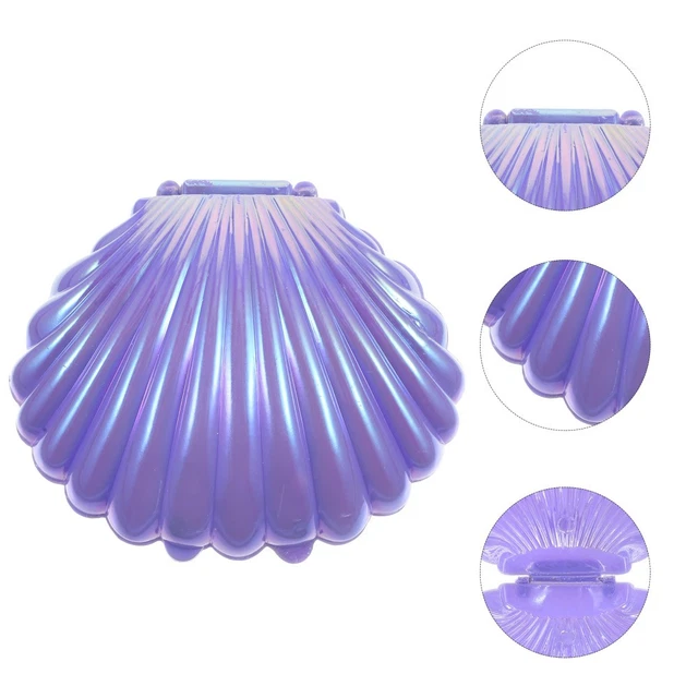 10PCS SEASHELL CANDY Boxes Desktop Sea Shells Shaped Storage Case ...